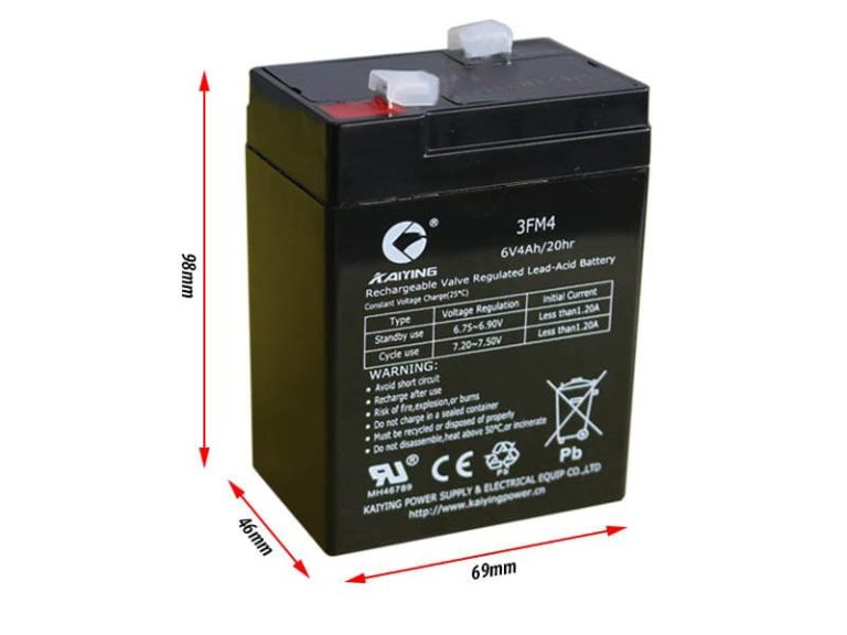 PIN SẠC ACQUY 4V4AH | Cân điện tử Phúc Hoàng phụ kiện cân tính tiền